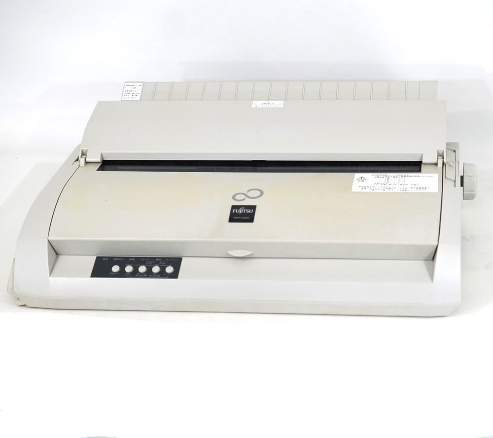 商品説明 メーカー名 富士通/FUJITSU 型番 FMPR3000G サイズ 570x120x330mm 約9.7Kg スペック [最大印刷解像度]180dpi [最大印刷サイズ]420×420mm（単票/手差し） [印刷速度]360字/...