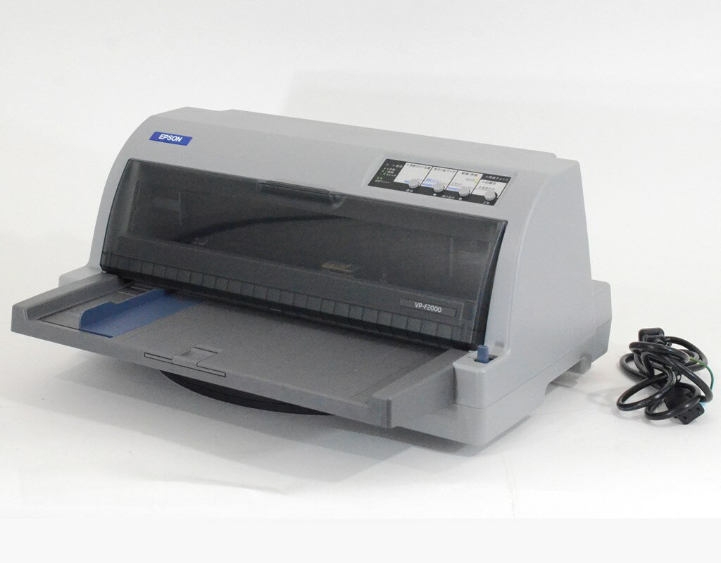 商品説明 メーカー名 EPSON 型番 VP-F2000 サイズ 480×370×210mm 約6.8Kg 対応インターフェース パラレル、USB 対応用紙 幅 シート紙：90-304.8mm 連続紙：101.6-304.8mm 商品説明 ...