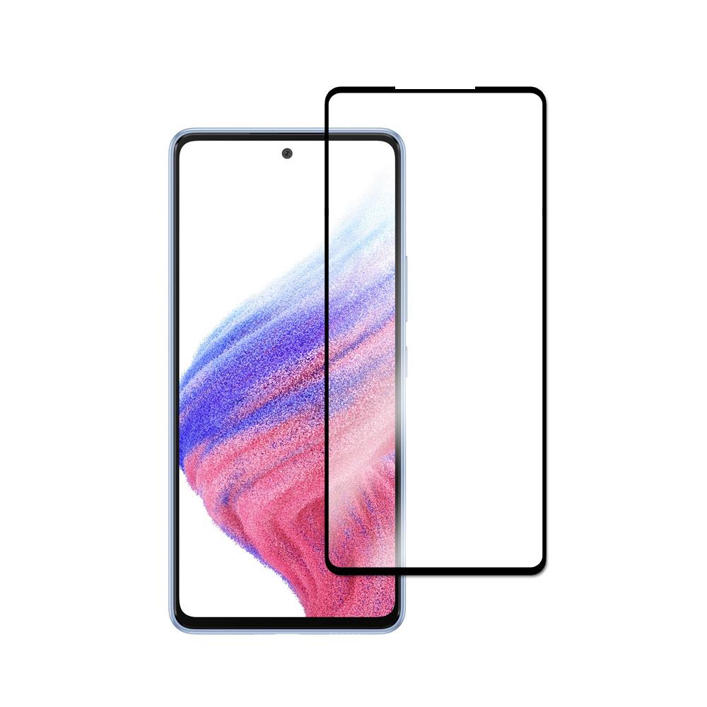 Galaxy A53 5G SC-53C SCG15スマホ強化ガラスフィルム 耐衝撃 3D全面保護強化ガラスフィルム ラウンドエッジ加工 98%透過率 3D Touch対応 高透明度 Galaxy A54 5G SC-53D SCG21 G...
