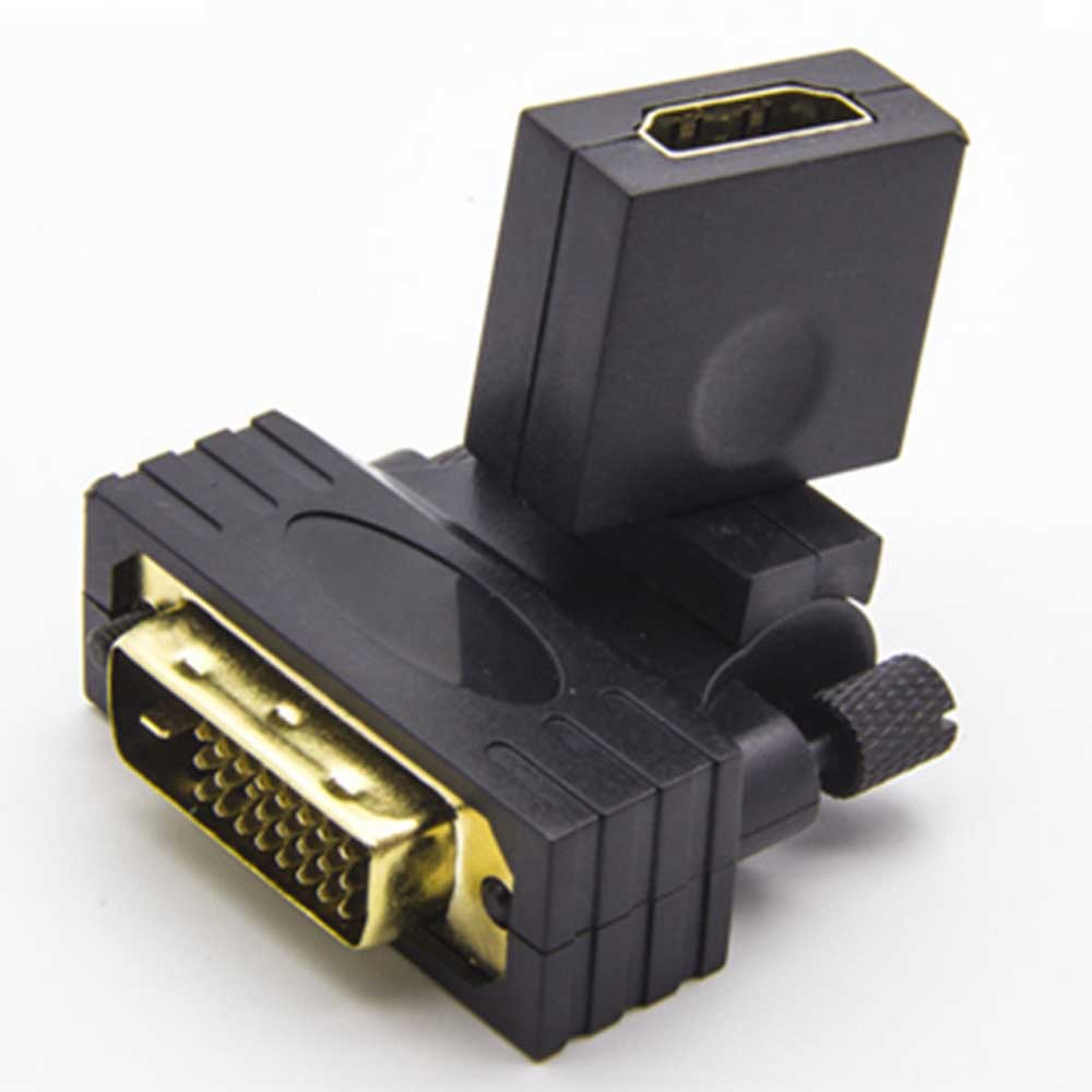 DVI 24+1 HDMI L字型 変換アダプタ or DVI 24+5 HDMI L字型 標準 HDMI L字型 90°-270°(DVIオス・標準HDMIメス)角度自由調整変換アダプタ 商品説明 DVI 24+1 オス　 HDMI（Aタ...