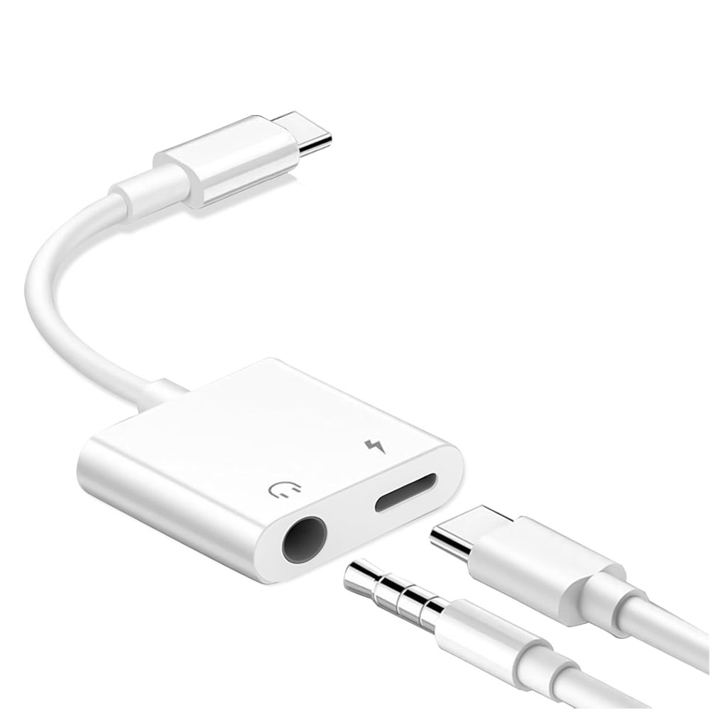 【送料無料】USB Type-C to 3.5mmイヤホンジャック + C給電 60w 急速充電 変換アダプタ 充電同時音楽可能 Android/iPad/iPadPro/ iPhone15 / 15pro /16/16pro/17/17p...