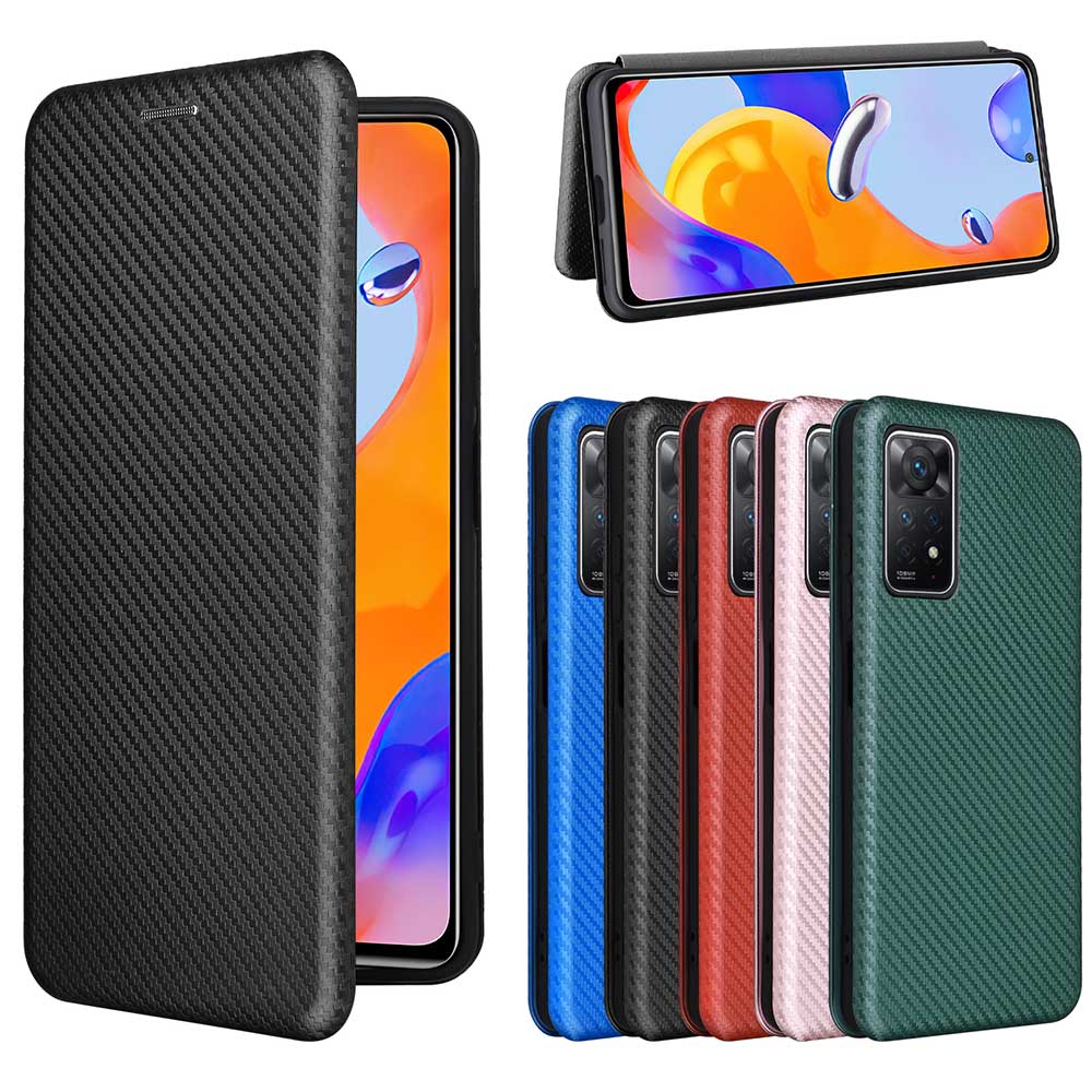 【送料無料】Redmi Note 13 Pro 5G Redmi Note 11 Pro 5G ケース 手帳型 薄型 カーボンデザイン ケース 炭素繊維カバー TPU 保護バンパー 財布型 マグネット式 カード収納 落下防止 ホルダ 横開き...