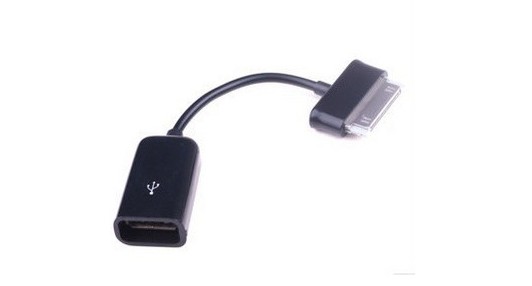 【送料無料】Galaxy Tab 30Pin OTGコネクタ-USBメス 変換アダプタ For N8000、N8010、P7510、P7500、P5100、P5110，P7300、P7310、P739、P6800、P6810、P6200、P...