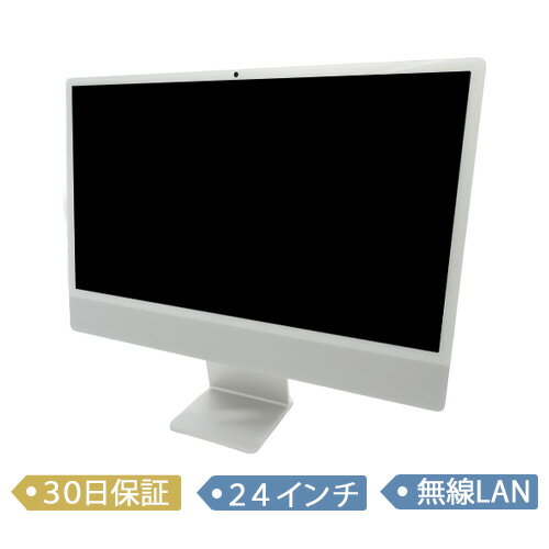 管理番号 P2836 商品名 Apple iMac Retina 24"4.5Kディスプレイ 2024 型番 MWUC3J/A OS macOS（15.7） CPU Apple M4（8コアCPU/8コアGPU） メモリ 16GB ストレー...