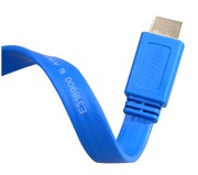 HDMI to HDMI延長ケーブル(オスーオス) Version1.4 3D映像対応扁平形3m☆XBOX360/PS3/HDTV 商品仕様 長：約3.0m Version:1.4/3D対応 ブラックorブルー 扁平形（写真より）端子：標準...