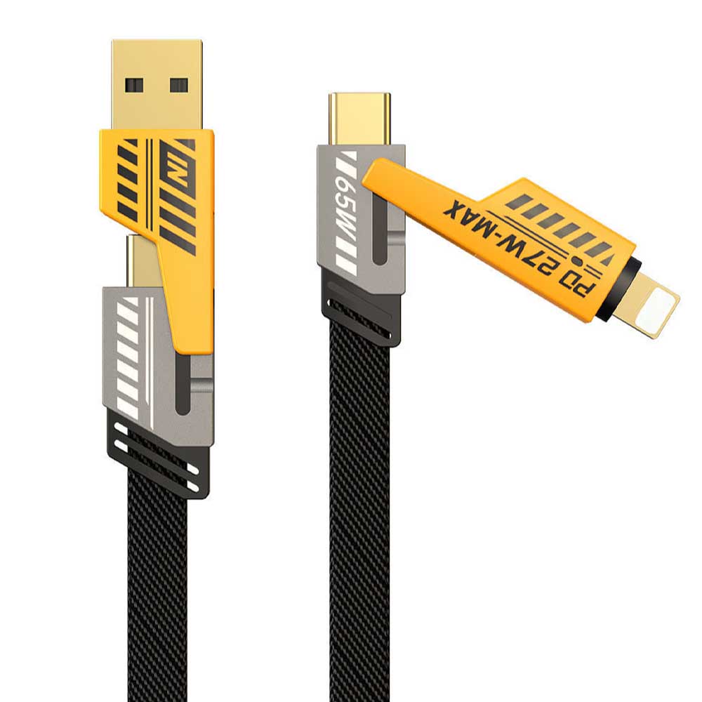 Type -C USB充電ケーブル [4in1ケーブル] C to C/タイプc to iOS用8Pin/USB A to USB C/USB A to iOS用8Pin 1m 65w 27w 急速充電 組み合わせ自由 PD対応 高耐久素材...