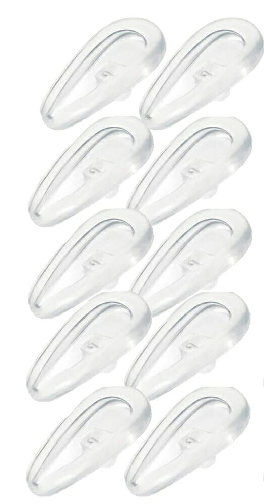 従来の鼻パットと違い、中空構造になっております。 軽くて衝撃を吸収でき、鼻への負担を大幅に減らします。 元々の鼻パッドに比べ跡が付きにくいことと、 体感ですがメガネ自体の重量が軽くなったように感じます。 中空構造になっており、軽くて衝撃を吸...