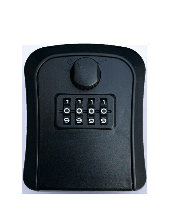 省スペースコンパクトタイプ　カラー：ブラック 複数の人がドアを開けたい時やご家族のキー管理に!!! ・会社の倉庫の管理や物置等の鍵の保管・管理用に使えます!! ・合鍵がなくても番号のみで解錠できる!! ・合鍵を入れておけば忘れた際も解錠でき...