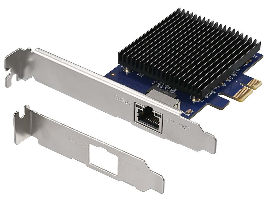対応バス：PCI-Express 対応インターフェイス：LAN イーサネット規格：10BASE-T(10Mbps) 100BASE-TX(100Mbps) 1000BASE-T(1000Mbps) 2.5GBASE-T(2500Mbps) ...