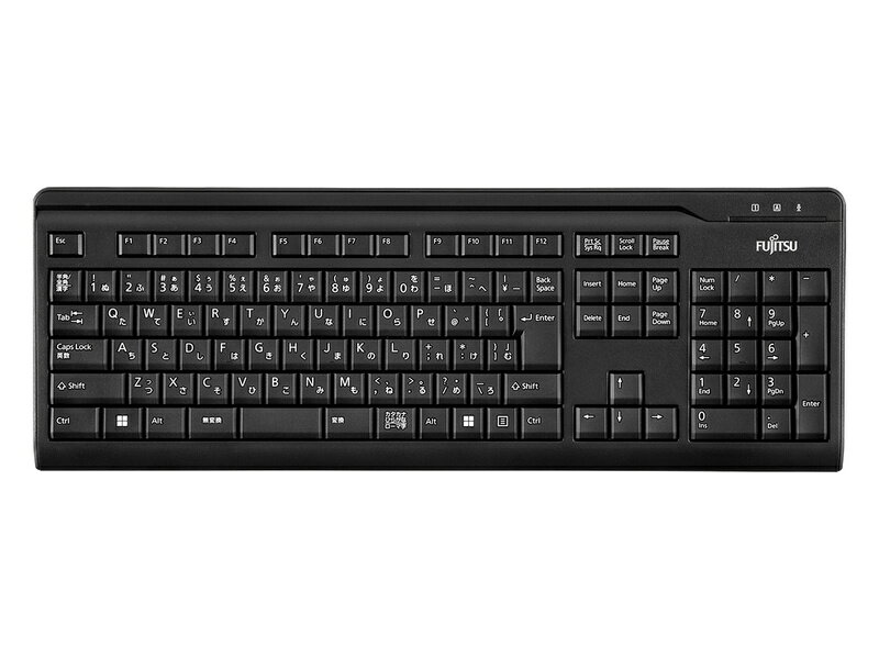 OADG黒キーボード(109Aキー/USB) 日本語109Aキーボード、USB接続 (黒)*キーボード操作によるタブレット本体の電源ON機能に対応。（タブレット本体も本機能に対応していることが必要） 詳細スペック 接続タイプ有線式 キー配列...