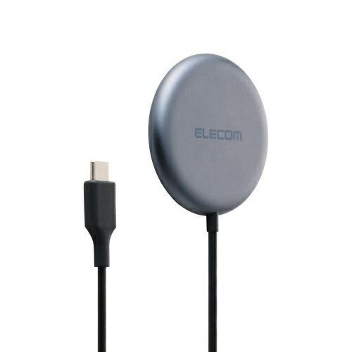 マグネットQi2.2規格対応ワイヤレス充電器/25W/卓上/1.5m/ブラック ■マグネットで対応するスマートフォンに固定するだけで高速充電できる、Qi2 25W規格対応のワイヤレス充電器です。 ■WPC(ワイヤレスパワーコンソーシアム)が...