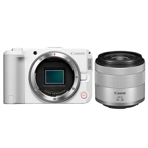 ミラーレスカメラ EOS R50 V (ホワイト)・RF-S14-30 IS STM PZレンズキット 動画撮影を追求したデザインに、豊富な機能を搭載。創造を楽しむクリエイターのための機能や幅広いニーズに応える画作りを叶えます。 詳細スペッ...