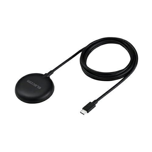 マグネットQi2規格対応ワイヤレス充電器/15W/卓上/ブラック ■マグネットでQi2対応スマートフォンに固定するだけで充電できる、Qi2規格対応のワイヤレス充電器です。 ■WPC(ワイヤレスパワーコンソーシアム)が策定したワイヤレス給電の...