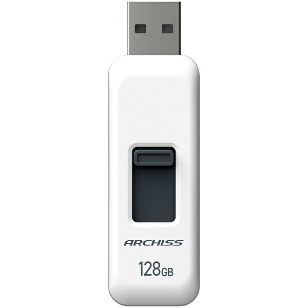 USB2.0 フラッシュメモリ 128GB スライド式 ホワイト 詳細スペック 電気用品安全法(本体)非対象 電気用品安全法(付属品等)付属品等無し 電気用品安全法(備考)電源を持たない製品のため