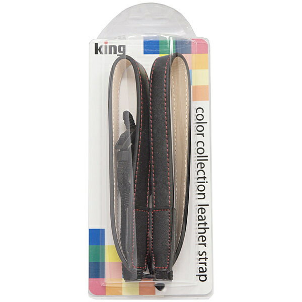 カメラ用レザーストラップ CCLS-01 ブラック 本革仕様で手持ちのカメラもグッとお洒落に変身。実用的なレザーストラップです。本革製スリムタイプのストラップ（2点吊り仕様）は、長さを約7001400mmで調節ができ、首掛け、肩掛け、たすき...