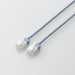 LANケーブル/CAT6A/スーパースリム/爪折れ防止/10m/ブルー ■Cat6A準拠LANケーブルのスリムタイプです。 ■屈曲に対する耐久性が高い素材のコネクターを採用し、ツメが折れにくいLANケーブルです。 ※1000回の屈曲検査に合...