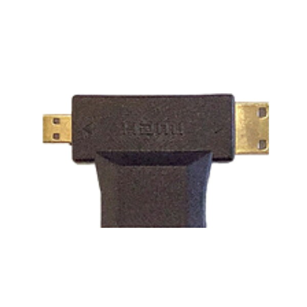 商品番号 E0040 端子規格 標準HDMI（メス） 端子規格 microHDMI（オス） /　miniHDMI（オス） サイズ 45mm x 25mm x 12mm 重さ 約 11 g 配送方法 定形外郵便追跡：無／日時指定：不可 注意事...