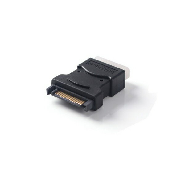 商品番号 C0104 インターフェース SATA側：15ピン電源-オス IDE側（ペリフェラル）：4ピン電源-メス 重さ 約 15 g 個数 1 個 注意事項 ※箱無し・簡易梱包で日本国内から発送。 ※取扱説明書はございません。 ※取付方法...