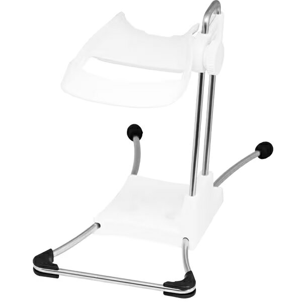 関連商品 へら型抗菌2次元コードスキャナーL-22X-V-WHT-USBL-22X専用ハンズフリースタンドです。※本体は含まれておりません 台に置くとマグネットスイッチにより自動的にかざし読みができるオートトリガモードに移行します。