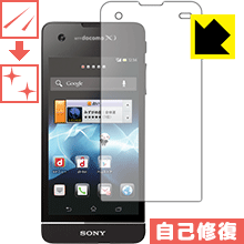 ※対応機種 : docomo Xperia SX SO-05D※写真はイメージです。特殊コーティング層が細かなキズを自己修復し、画面が見にくくなるのを防ぐ『キズ自己修復保護フィルム』です。●キズがついてもすぐに修復特殊コーティング層が細かな...