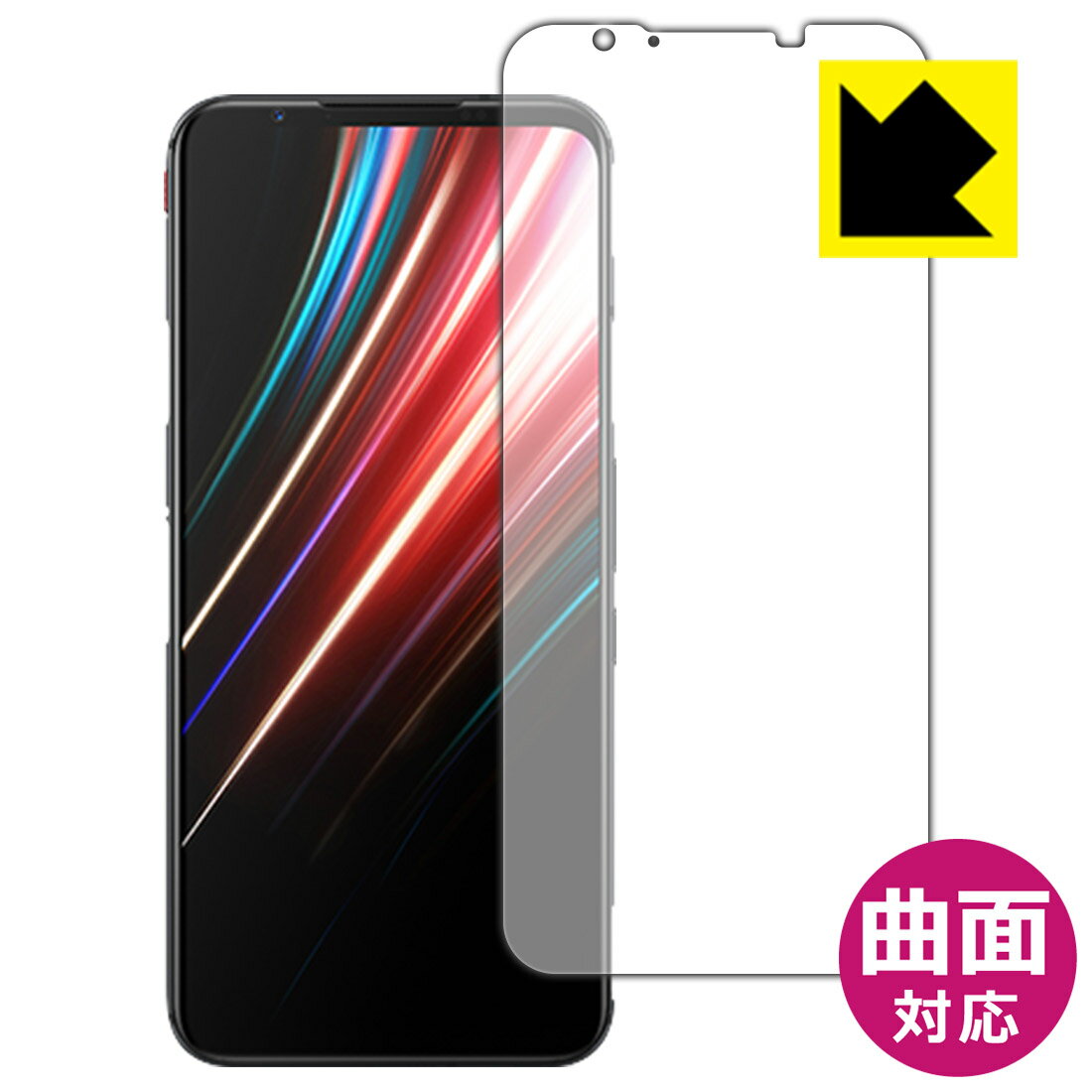 ●対応機種 : nubia RedMagic 5 / Red Magic 5G●製品内容 : 前面用1枚　　※画面での指紋認証に対応しています。●素材はTPU(熱可塑性ポリウレタン)を採用。一般的な保護フィルムでは貼りつかなかった曲面に対応...