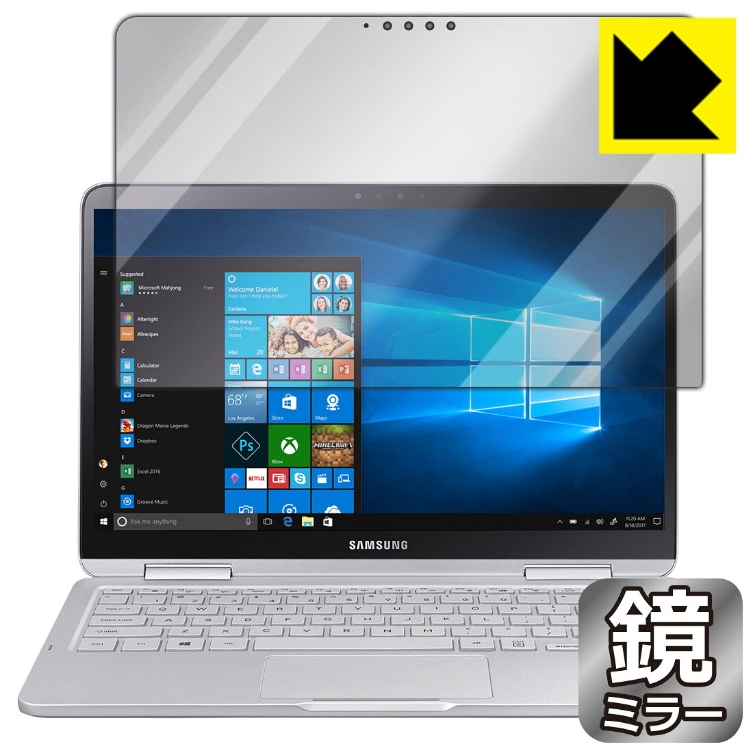 ●対応機種 : Samsung Notebook 9 Pen 13 (2018年モデル)●内容量 : 1枚●画面が鏡になり、機器の画面でさりげなく身だしなみチェック！のぞき見防止にも！●安心の国産素材を使用。日本国内の自社工場で製造し出荷し...