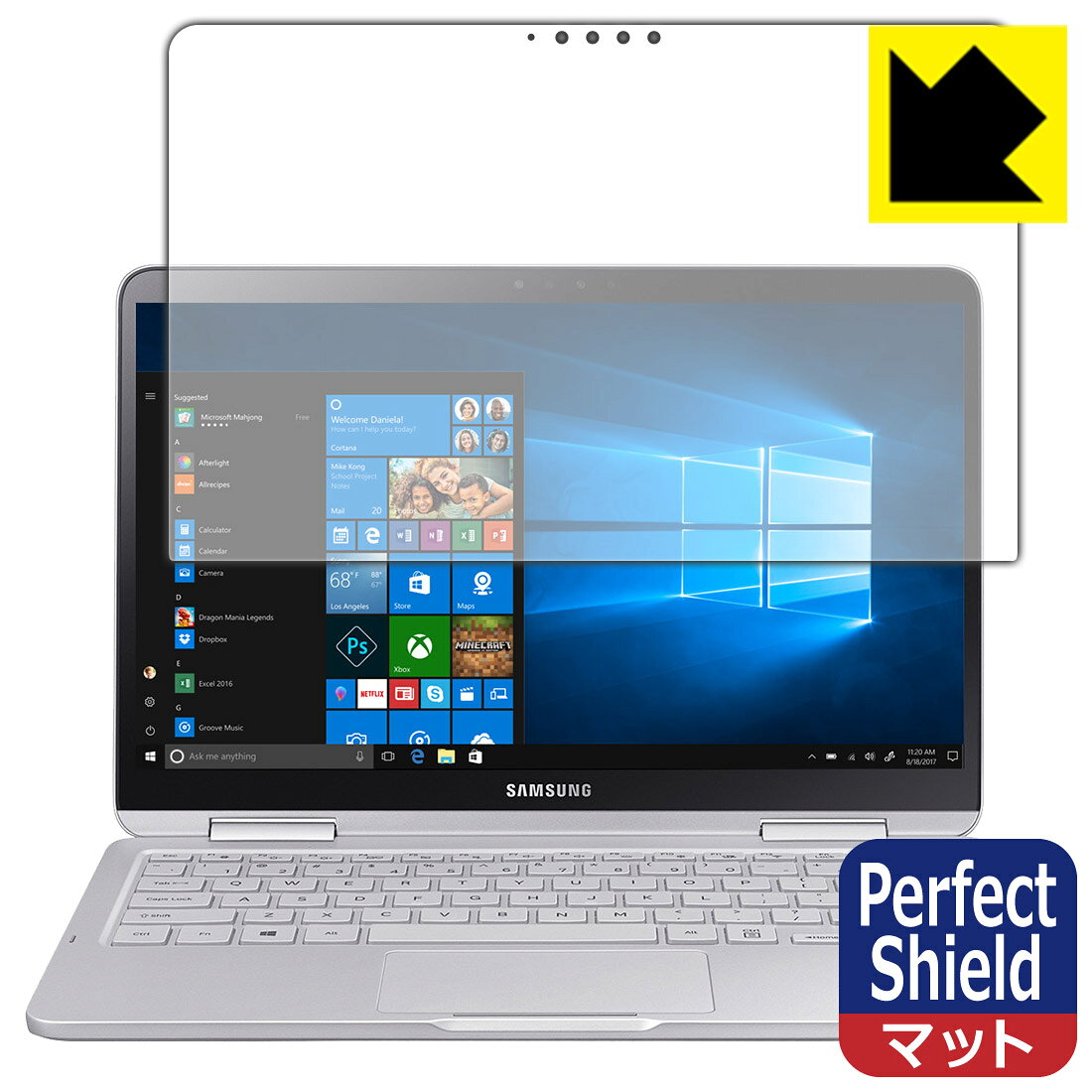 ●対応機種 : Samsung Notebook 9 Pen 13 (2018年モデル)●内容量 : 1枚●「Perfect Shield」は画面の反射を抑え、指のすべりもなめらかな指紋や皮脂汚れがつきにくい『アンチグレアタイプ(非光沢)の...