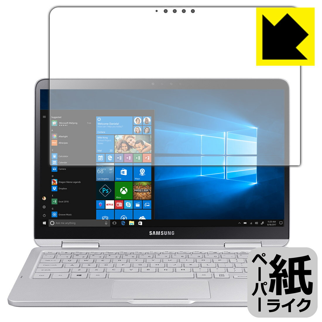 ●対応機種 : Samsung Notebook 9 Pen 13 (2018年モデル)●内容量 : 1枚●紙のような描き心地を実現する『ペーパーライク保護フィルム』です。表面はアンチグレア(反射防止)タイプなので、光の反射や映り込みを抑え...