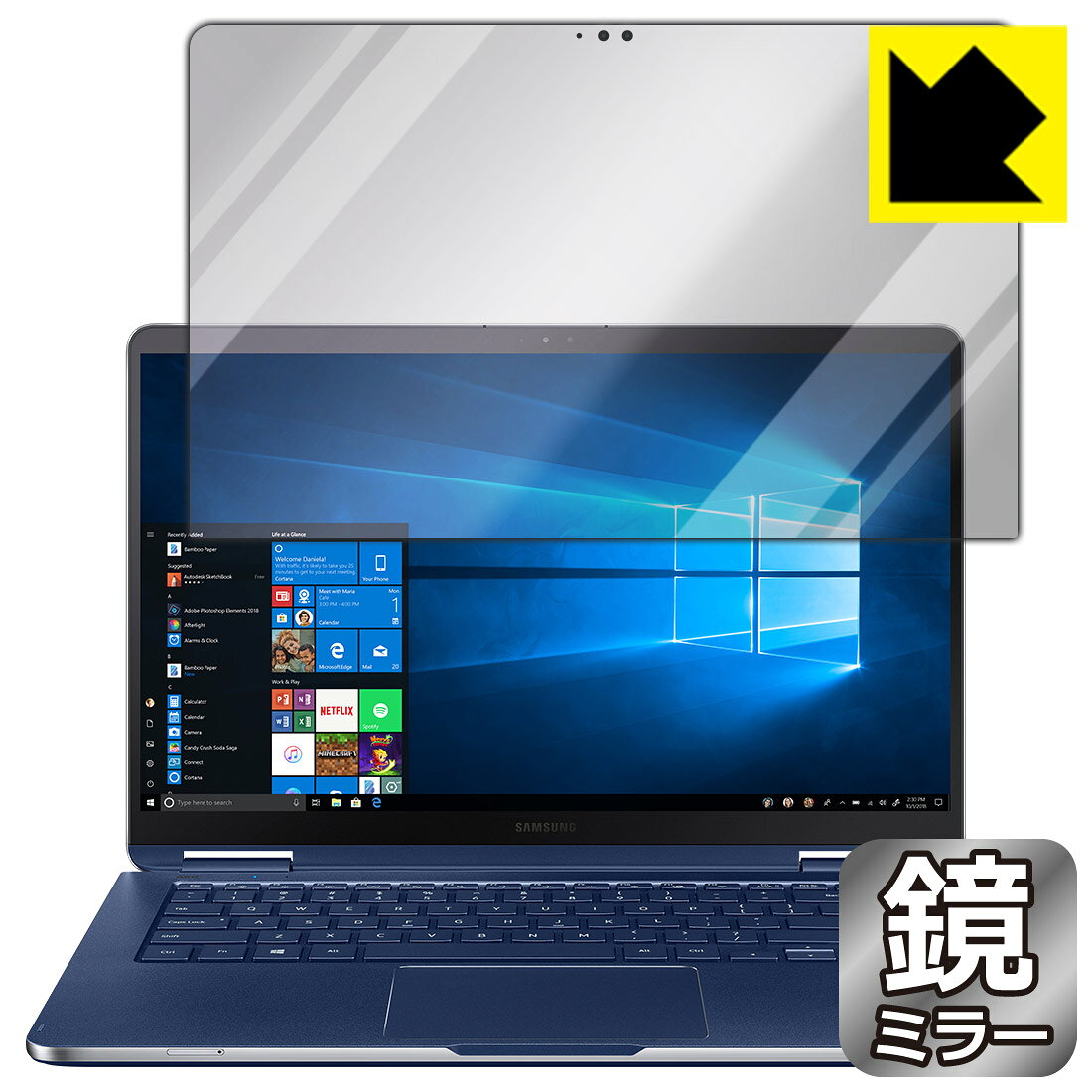 ●対応機種 : Samsung Notebook 9 Pen 13 (2019年モデル)●内容量 : 1枚●画面が鏡になり、機器の画面でさりげなく身だしなみチェック！のぞき見防止にも！●安心の国産素材を使用。日本国内の自社工場で製造し出荷し...