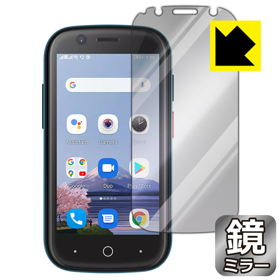 ●対応機種 : Unihertz Jelly 2●製品内容 : 前面用1枚●※この機器は周辺部が曲面となったラウンド仕様のため、保護フィルムを端まで貼ることができません。(表示部分はカバーしています)●画面が鏡になり、機器の画面でさりげなく...