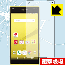 ※対応機種 : docomo Xperia Z5 Compact SO-02H※製品内容 : 前面用1枚※写真はイメージです。特殊素材がしっかりと衝撃を吸収し、機器へのダメージをやわらげ、液晶画面をキズや衝撃から守ることができる『衝撃吸収保...