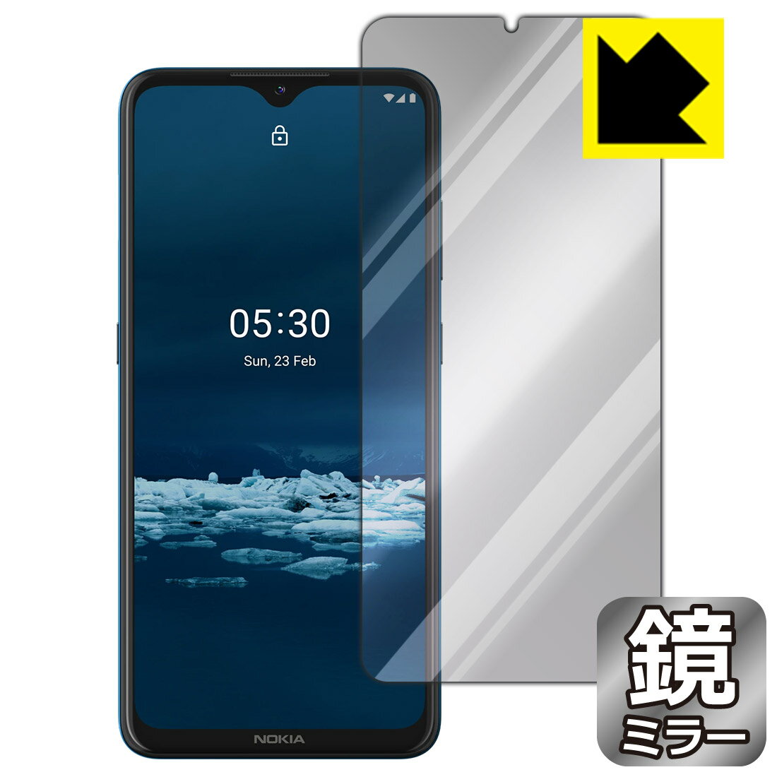 ●対応機種 : Nokia 5.3●製品内容 : 前面用1枚●※この機器は周辺部が曲面となったラウンド仕様のため、保護フィルムを端まで貼ることができません。(表示部分はカバーしています)●画面が鏡になり、機器の画面でさりげなく身だしなみチェ...