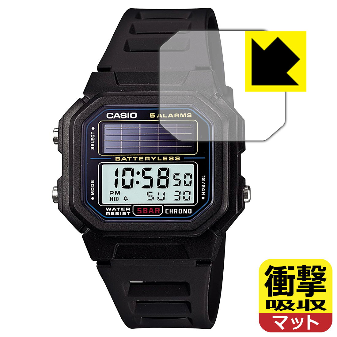 ●対応機種 : CASIO スタンダード AL-190Wシリーズ 用の保護フィルムです。時計本体ではありません。●内容量 : 1枚●特殊素材の衝撃吸収層が外部からの衝撃を吸収し、機器へのダメージをやわらげます。●安心の国産素材を使用。日本国...