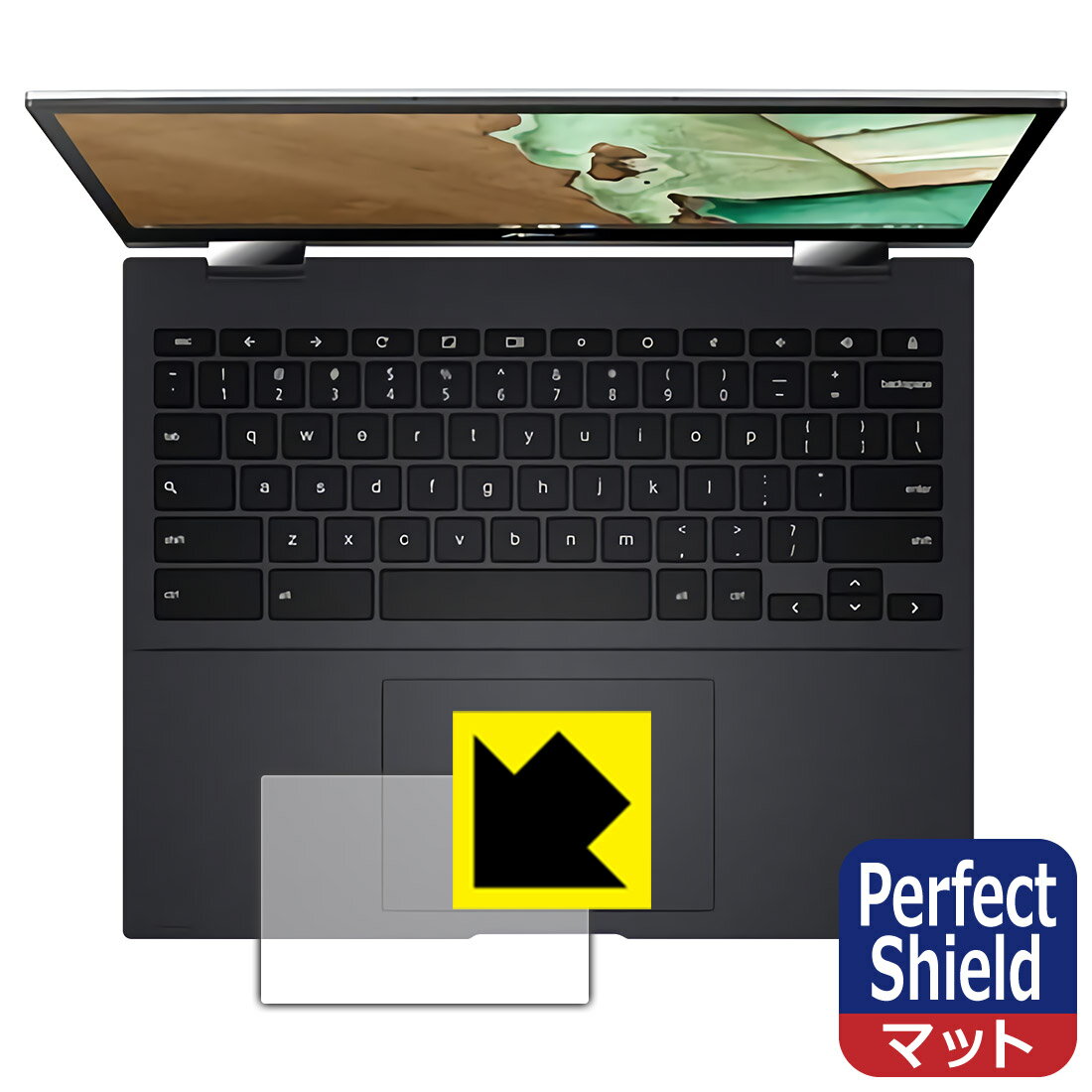 ●対応機種 : ASUS Chromebook Flip CM3 (CM3200FVA)●製品内容 : タッチパッド用1枚●「Perfect Shield」は画面の反射を抑え、指のすべりもなめらかな指紋や皮脂汚れがつきにくい『アンチグレアタ...
