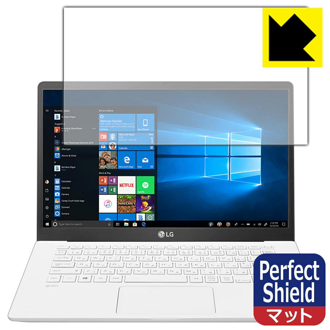 ●対応機種 : LGエレクトロニクス LG gram 14インチ 14Z90Nシリーズ (2020年モデル)●製品内容 : 液晶用1枚●「Perfect Shield」は画面の反射を抑え、指のすべりもなめらかな指紋や皮脂汚れがつきにくい『ア...