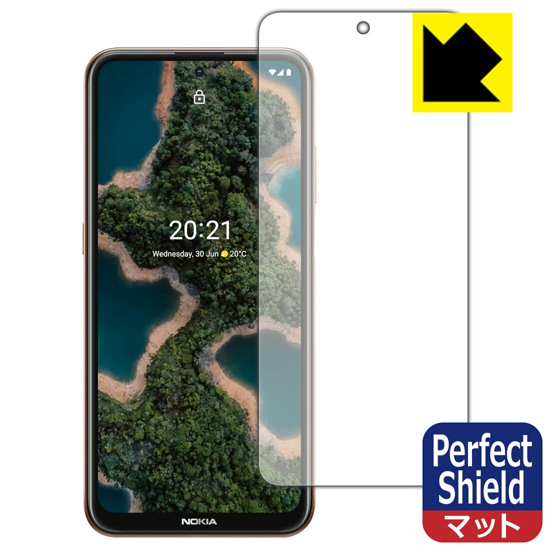 ●対応機種 : Nokia X20●製品内容 : 前面用1枚●※この機器は周辺部が曲面となったラウンド仕様のため、保護フィルムを端まで貼ることができません。(表示部分はほぼカバーしています)●「Perfect Shield」は画面の反射を抑...
