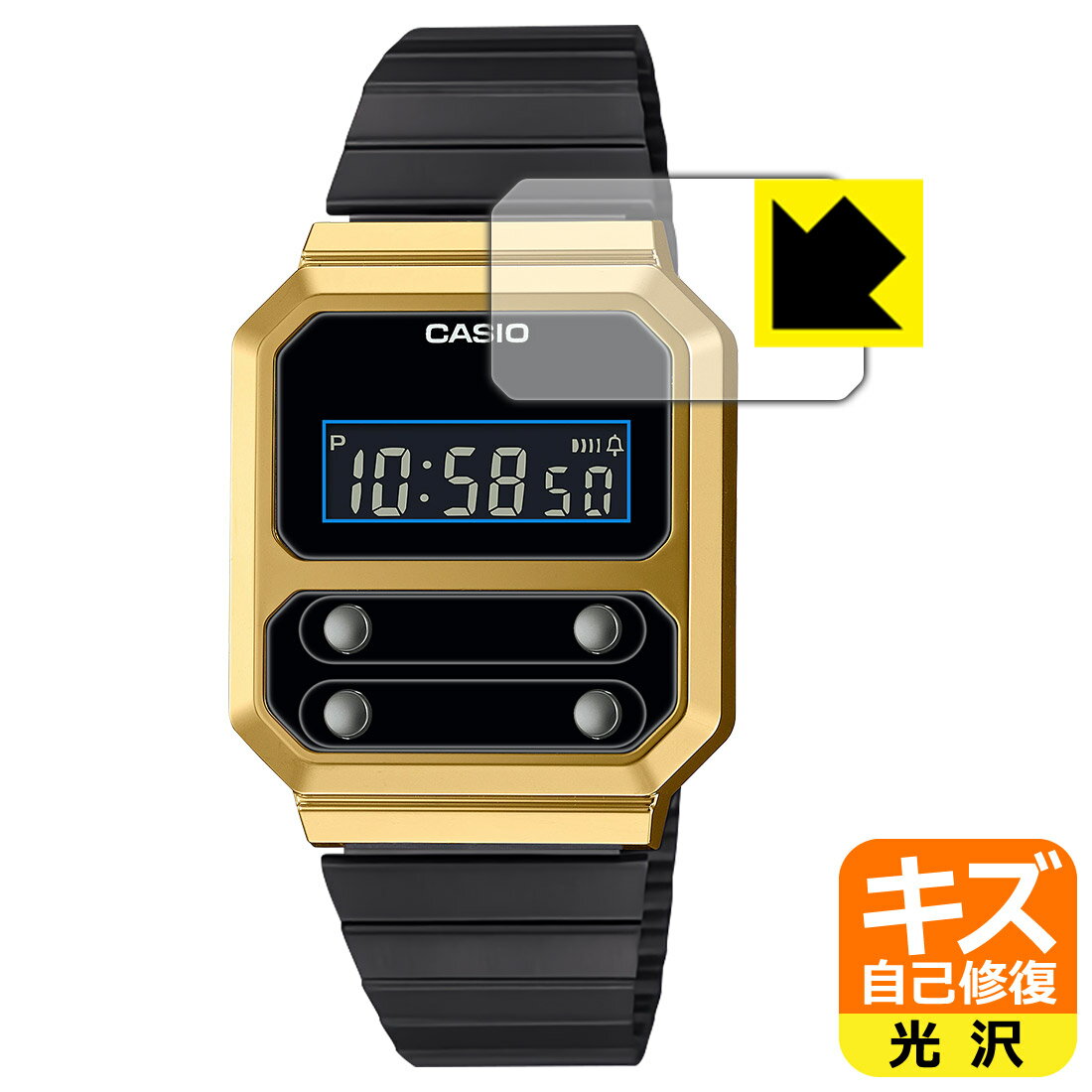 ●対応機種 : CASIO A100シリーズ / CASIO A100WEPC-1BJR (パックマン コラボレーションモデル)●内容量 : 1枚●※この機器は周辺部が曲面となったラウンド仕様のため、保護フィルムを端まで貼ることができません...