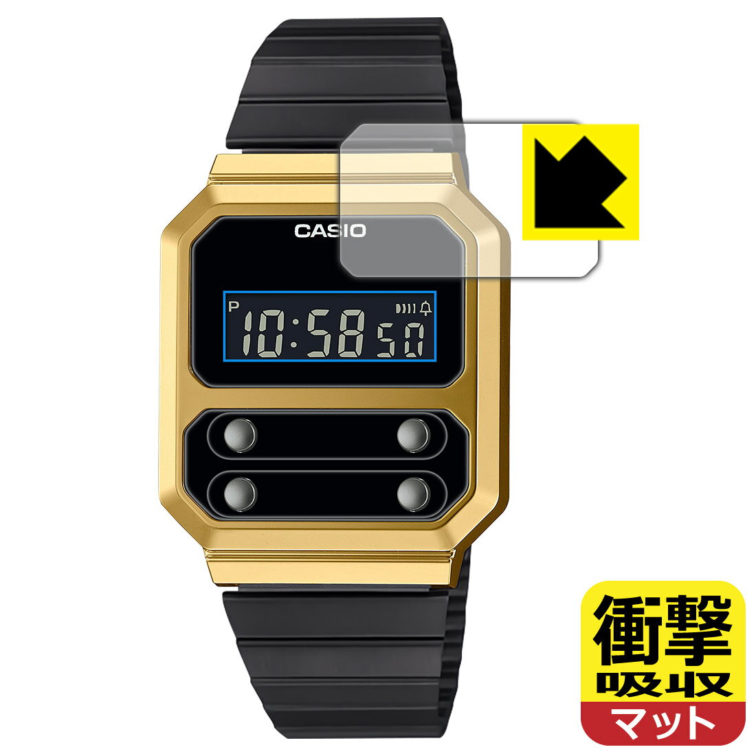 ●対応機種 : CASIO A100シリーズ / CASIO A100WEPC-1BJR (パックマン コラボレーションモデル)●内容量 : 1枚●※この機器は周辺部が曲面となったラウンド仕様のため、保護フィルムを端まで貼ることができません...