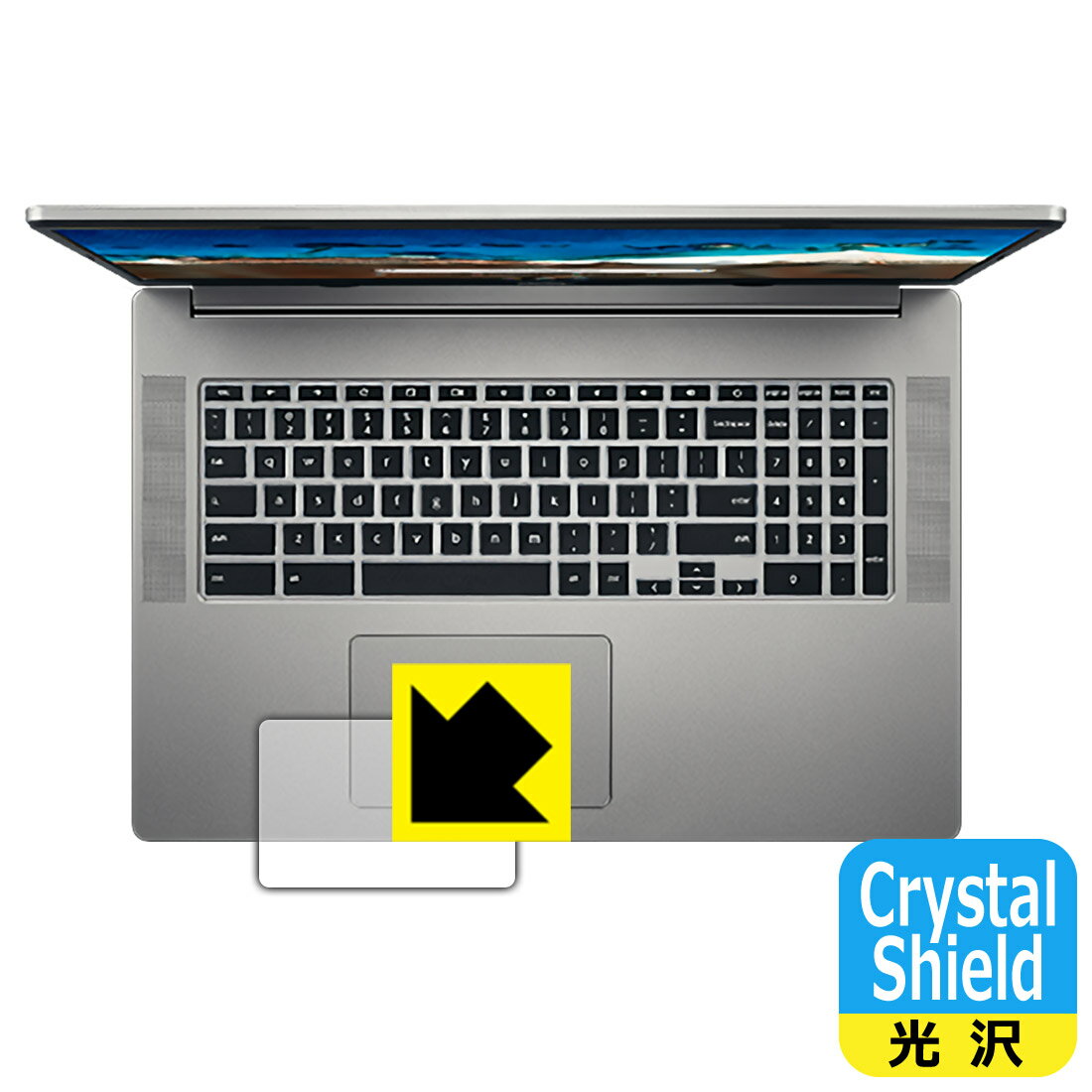 ●対応機種 : Acer Chromebook 317 (CB317-1Hシリーズ)●製品内容 : タッチパッド用3枚●「Crystal Shield」は高い透明度と光沢感で、保護フィルムを貼っていないかのようなクリア感のある『光沢タイプの...