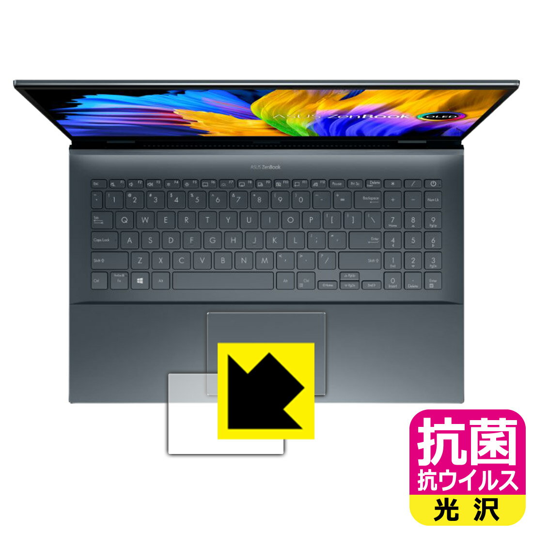 ●対応機種 : ASUS Zenbook Pro 15 OLED (UM535QA)●製品内容 : タッチパッド用1枚●高い除菌性能が長期間持続！●富士フイルム Hydro Ag＋抗菌フィルム採用。日本国内の自社工場で製造し出荷しています。...