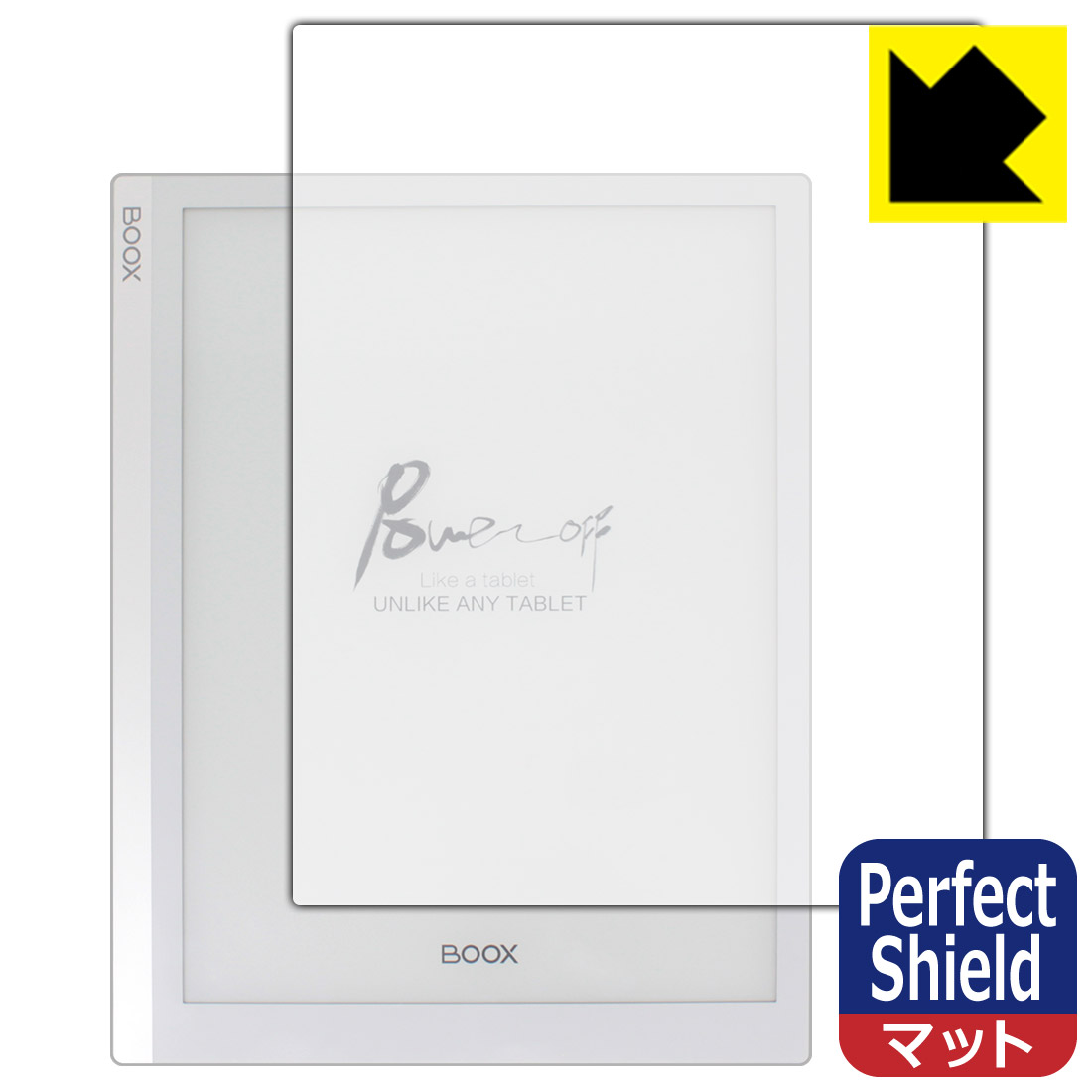 ●対応機種 : Onyx BOOX Note X●製品内容 : 前面用3枚●「Perfect Shield」は画面の反射を抑え、指のすべりもなめらかな指紋や皮脂汚れがつきにくい『アンチグレアタイプ(非光沢)の保護フィルム』●安心の国産素材を...