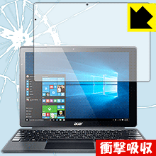 ※対応機種 : Acer Switch Alpha 12※写真はイメージです。特殊素材がしっかりと衝撃を吸収し、機器へのダメージをやわらげ、液晶画面をキズや衝撃から守ることができる『衝撃吸収保護フィルム』です。 ●衝撃を吸収して機器を保護特...