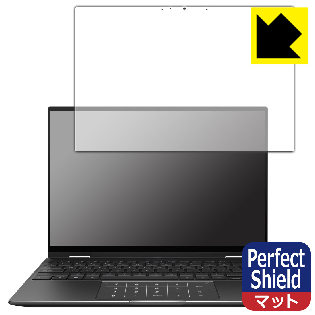 ●対応機種 : ASUS ZenBook 14 Flip OLED (UN5401Q)専用の商品です。●製品内容 : 液晶用1枚●「Perfect Shield」は画面の反射を抑え、指のすべりもなめらかな指紋や皮脂汚れがつきにくい『アンチグ...