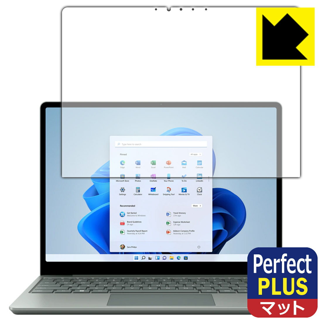 ●対応機種 : Microsoft Surface Laptop Go 2 (2022年6月発売モデル)専用の商品です。 (サーフェス ラップトップ ゴー 2)●製品内容 : 液晶用1枚●「Perfect Shield Plus」は画面の反...