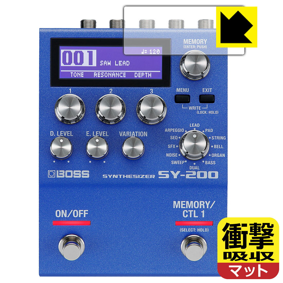 ●対応機種 : BOSS SY-200 Synthesizer専用の商品です。●製品内容 : ディスプレイ用フィルム1枚・クリーニングワイプ1個●特殊素材の衝撃吸収層が外部からの衝撃を吸収し、機器へのダメージをやわらげます。●安心の国産素材...