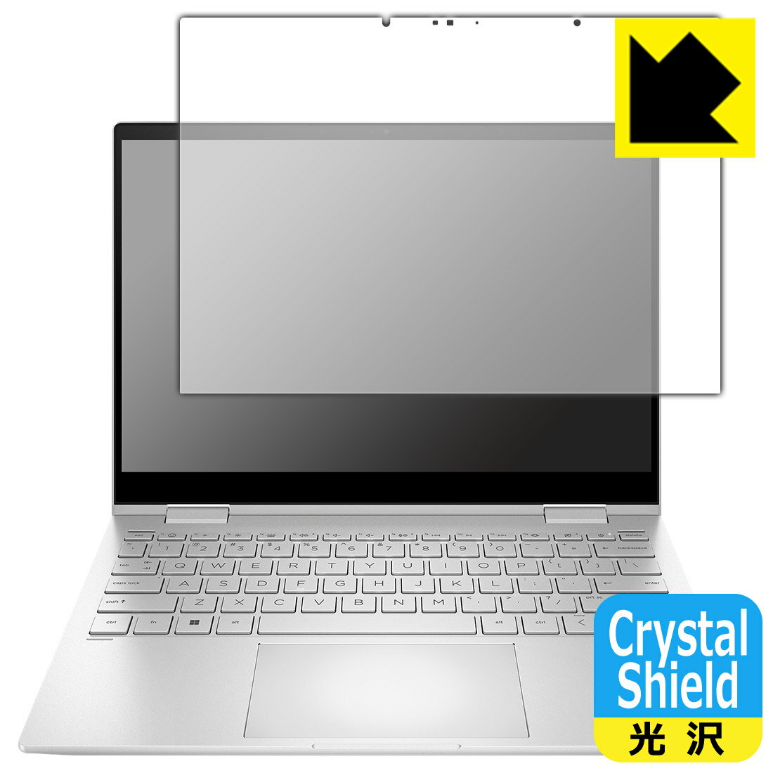 ●対応機種 : HP ENVY x360 13-bf0000シリーズ専用の商品です。●製品内容 : 画面用フィルム1枚・クリーニングワイプ1個●「Crystal Shield」は高い透明度と光沢感で、保護フィルムを貼っていないかのようなクリ...