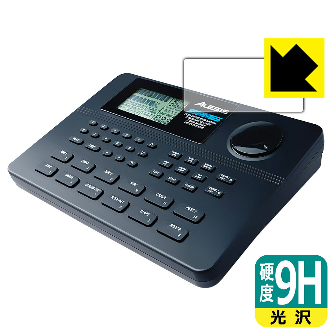 ●対応機種 : ALESIS SR-16 スタンダード・ドラムマシン専用の商品です。●製品内容 : ディスプレイ用フィルム1枚・クリーニングワイプ1個●柔軟性があり、ガラスフィルムのように衝撃を受けても割れない！スリキズ防止にもなる『9H高...