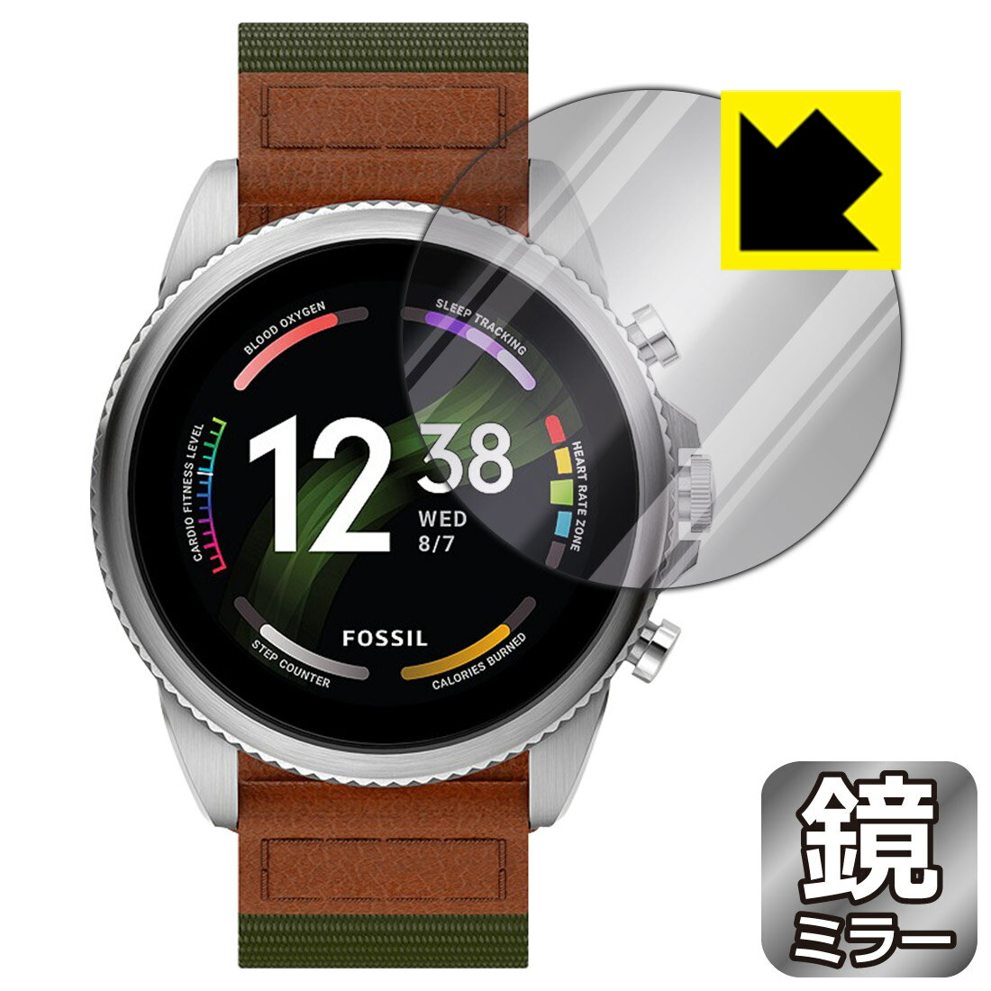 ●対応機種 : FOSSIL VENTURE EDITION GEN 6 SMARTWATCH (FTW4068)専用の商品です。●製品内容 : 画面用フィルム1枚・クリーニングワイプ1個●画面が消えると鏡になり、さりげなく身だしなみチェッ...