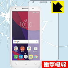 ※対応機種 : alcatel PIXI 4※写真はイメージです。特殊素材がしっかりと衝撃を吸収し、機器へのダメージをやわらげ、液晶画面をキズや衝撃から守ることができる『衝撃吸収保護フィルム』です。 ●衝撃を吸収して機器を保護特殊素材が外部...