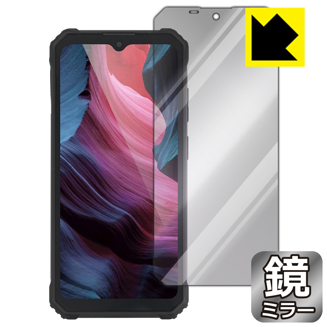 ●対応機種 : OUKITEL WP23 / OUKITEL WP23 Pro専用の商品です。●製品内容 : 画面用フィルム1枚・クリーニングワイプ1個●画面が消えると鏡になり、さりげなく身だしなみチェック！のぞき見防止にも！『ミラータイプ...